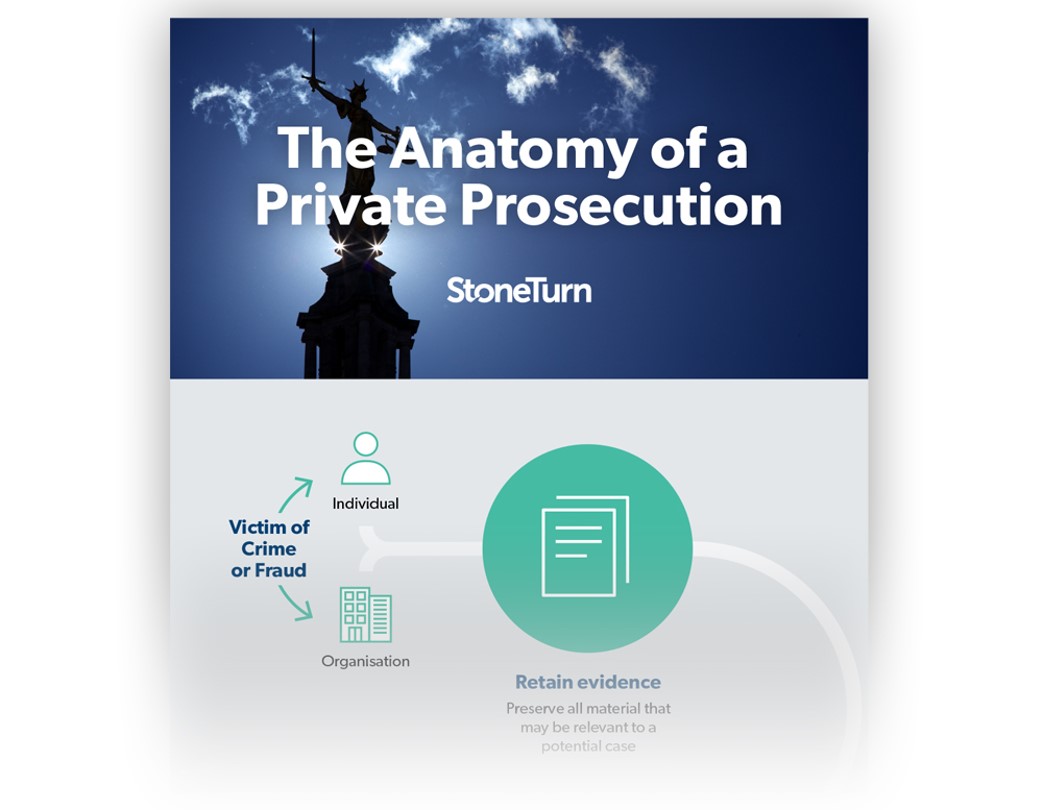 The Anatomy of a Private Prosecution - StoneTurn